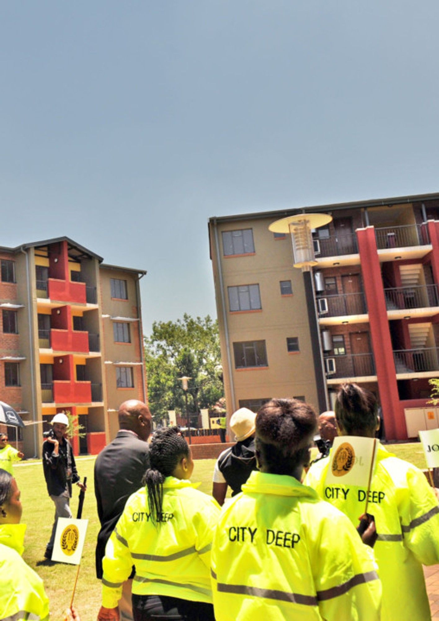 Mining hostels turned into modern flats