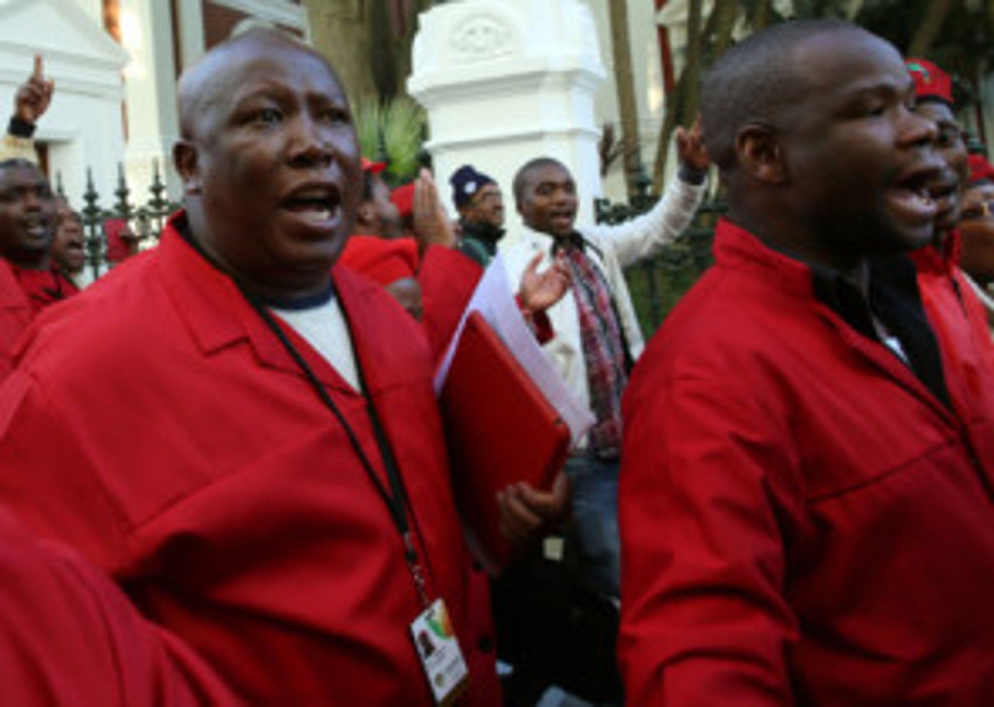 PICS: EFF stages Parliament protest