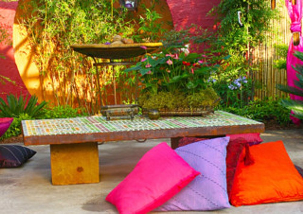 Design yourself a pink garden