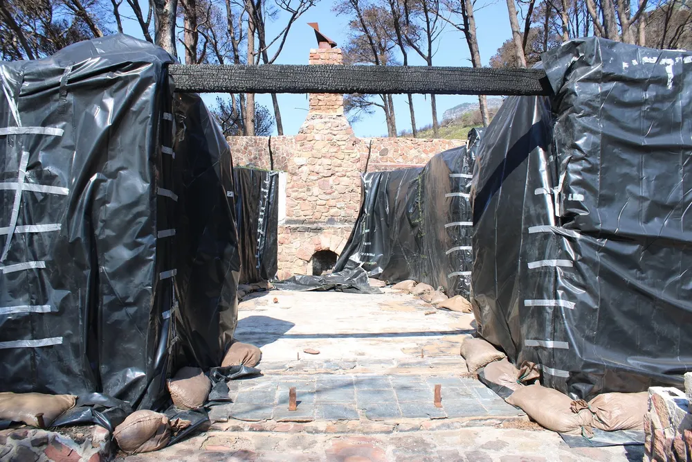 Concern with vandalism after delayed restoration of Rhodes Memorial ...