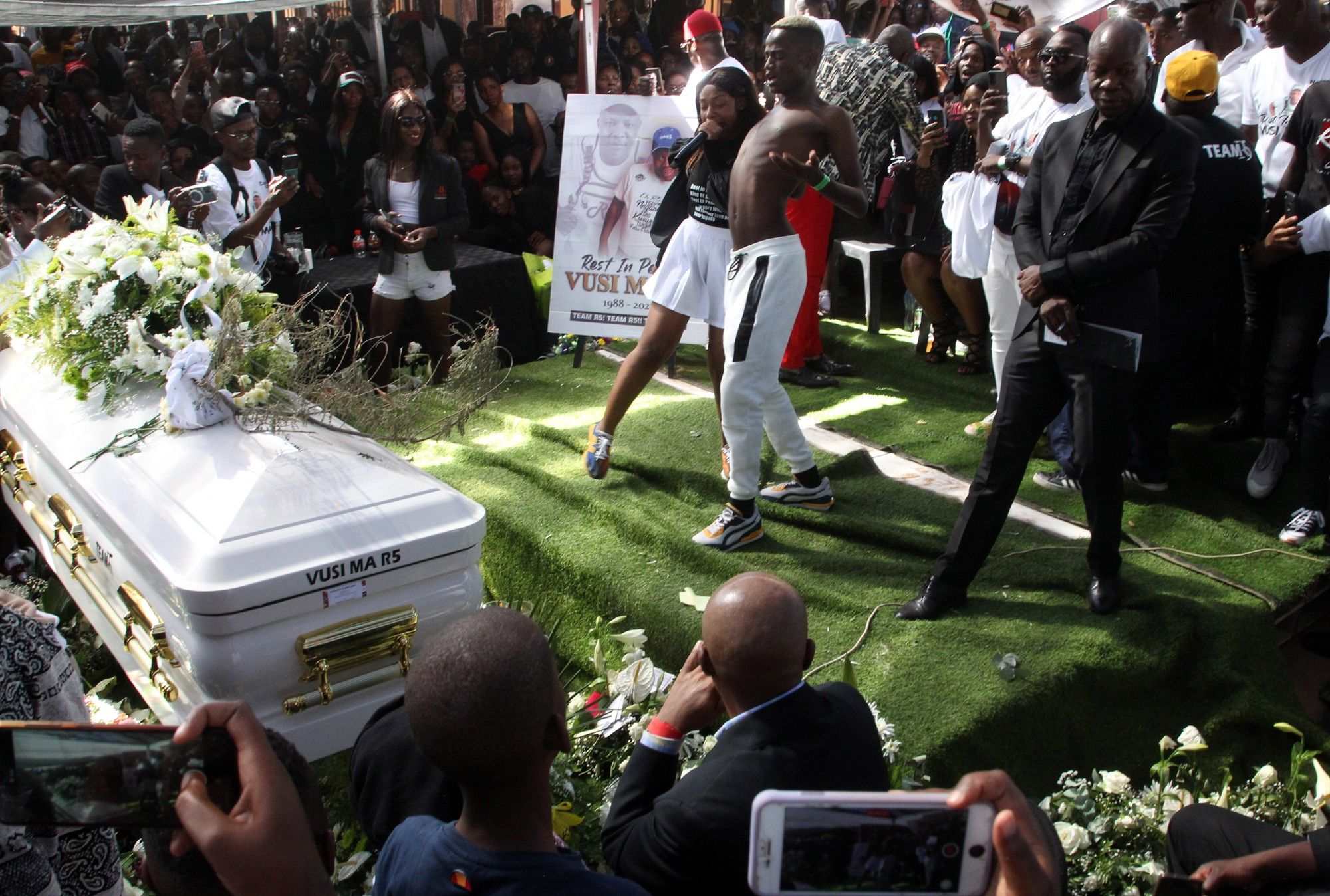 Big send-off in Mabopane for slain musician Vusi Ma R5