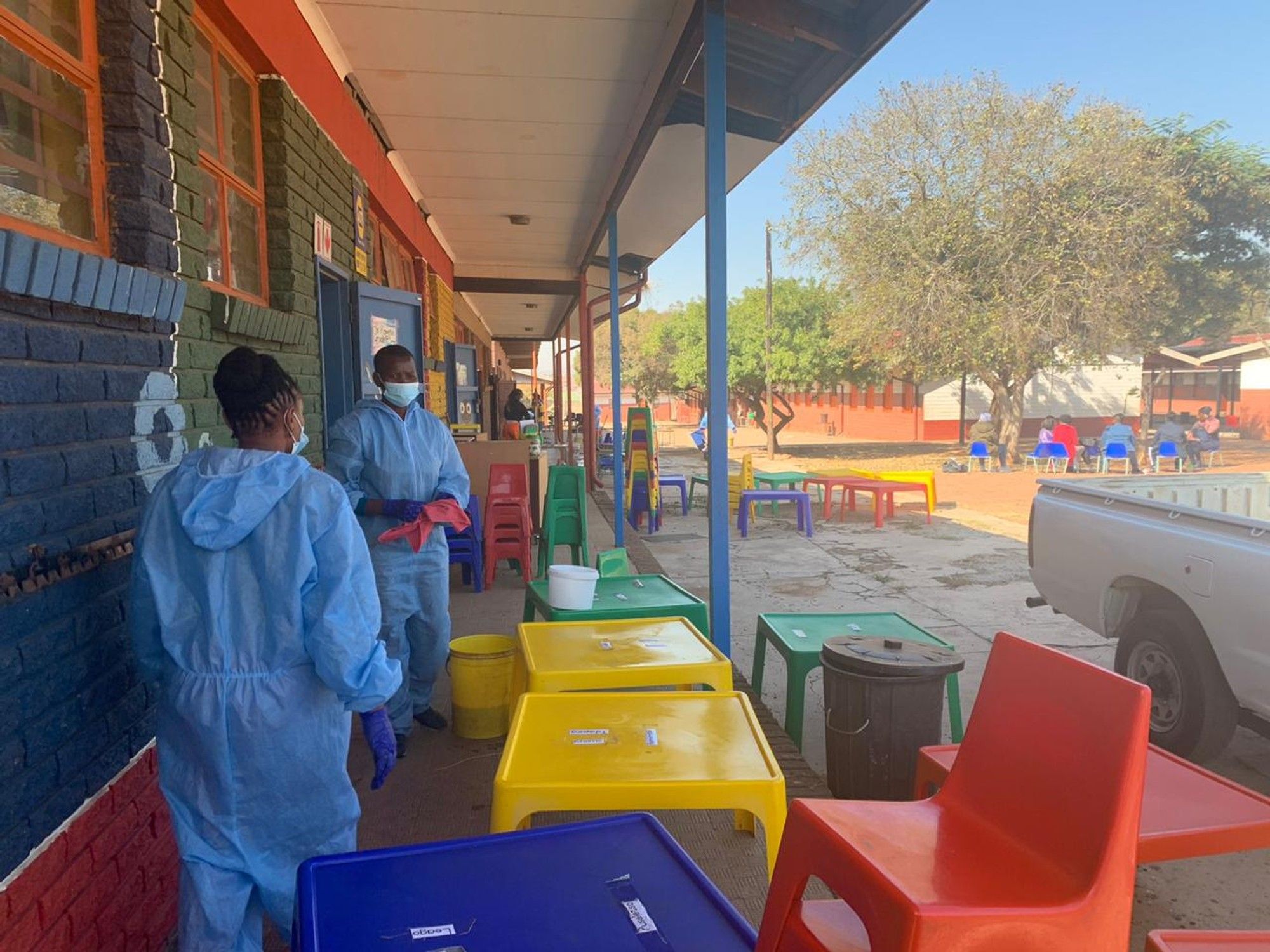 WATCH: Mamelodi school clean, disinfect classrooms for reopening