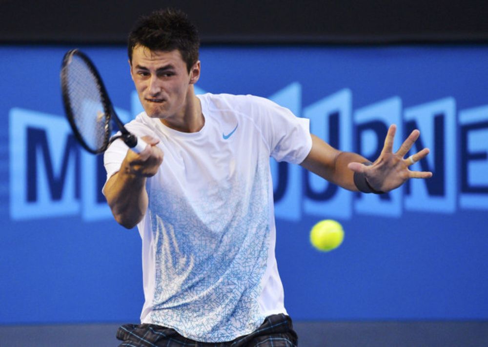 Tomic adances at Oz Open