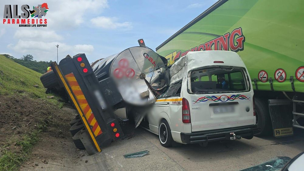 PICS: Truck brake failure causes multi-vehicle crash on N3 near ...