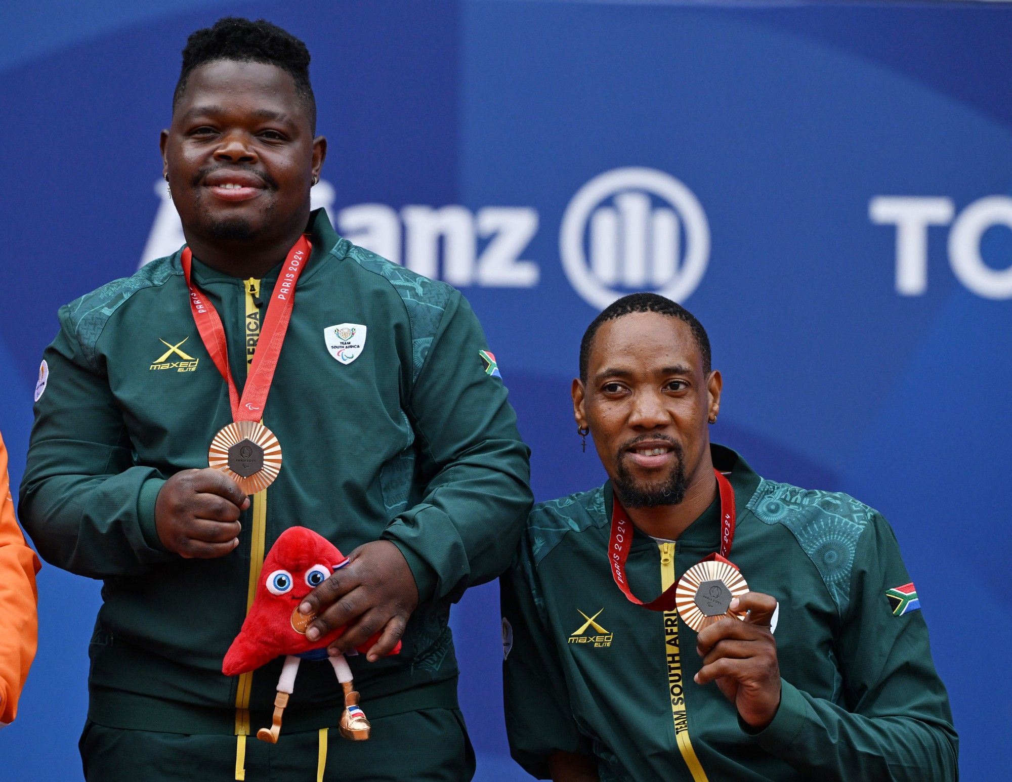 Sithole and Ramphadi serve up slice of history with bronze feat