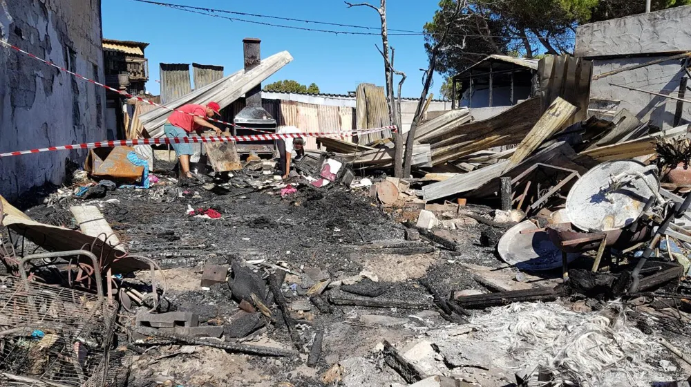 Pepper to the rescue: Half-blind pooch saves owner from Wendy house fire