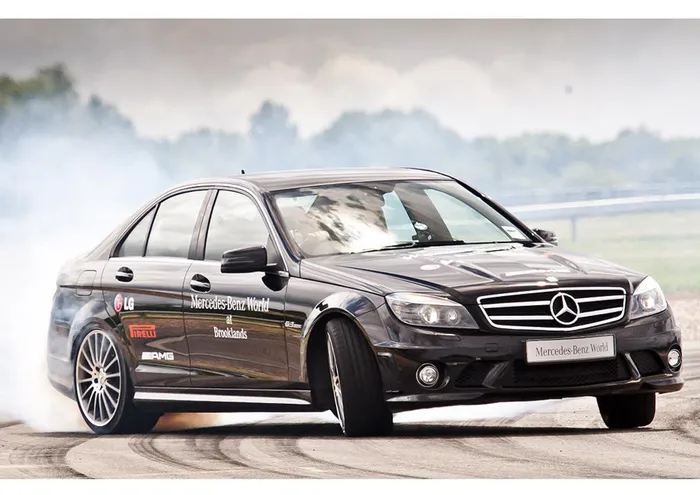 World drifting record - in a Merc!