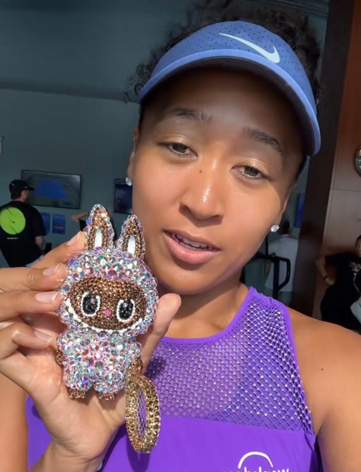 Naomi Osaka' s dazzling Labubu collection steals the show at the US Open
