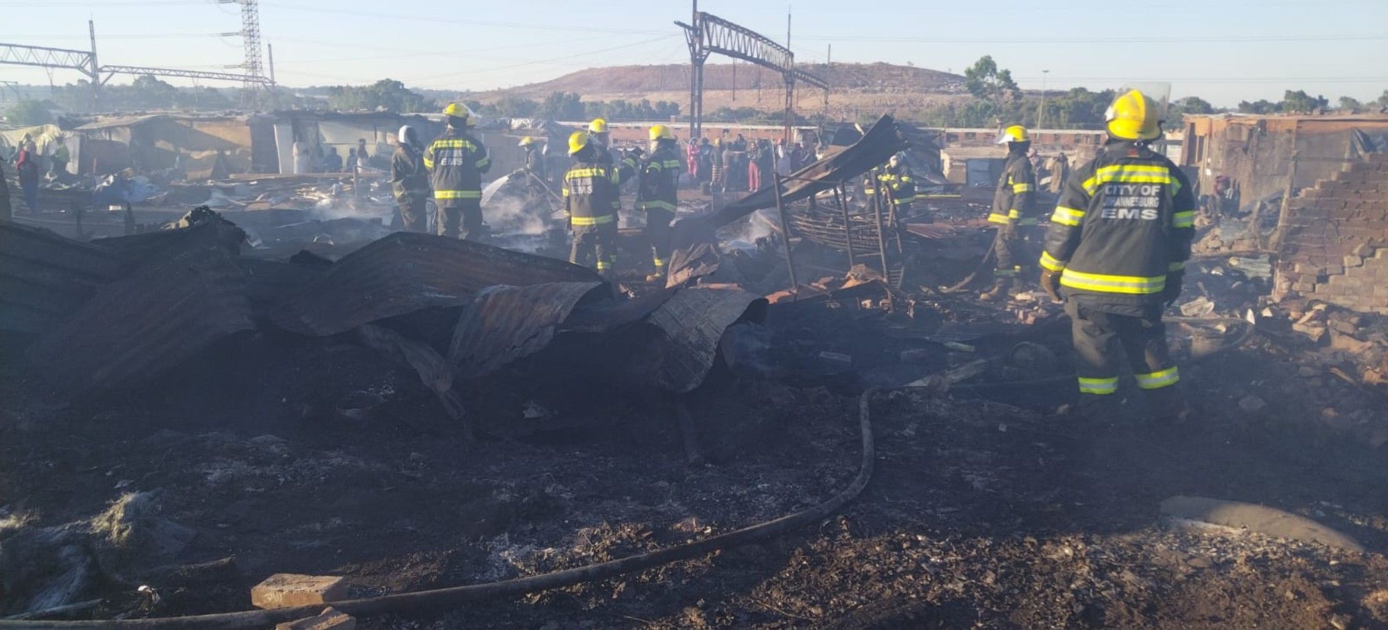 Tragic blaze claims lives and leaves dozens homeless in Johannesburg ...