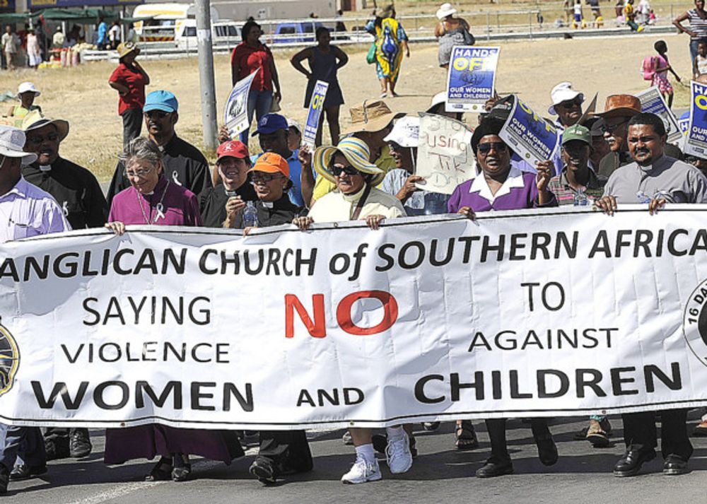 Strand churches march over violence