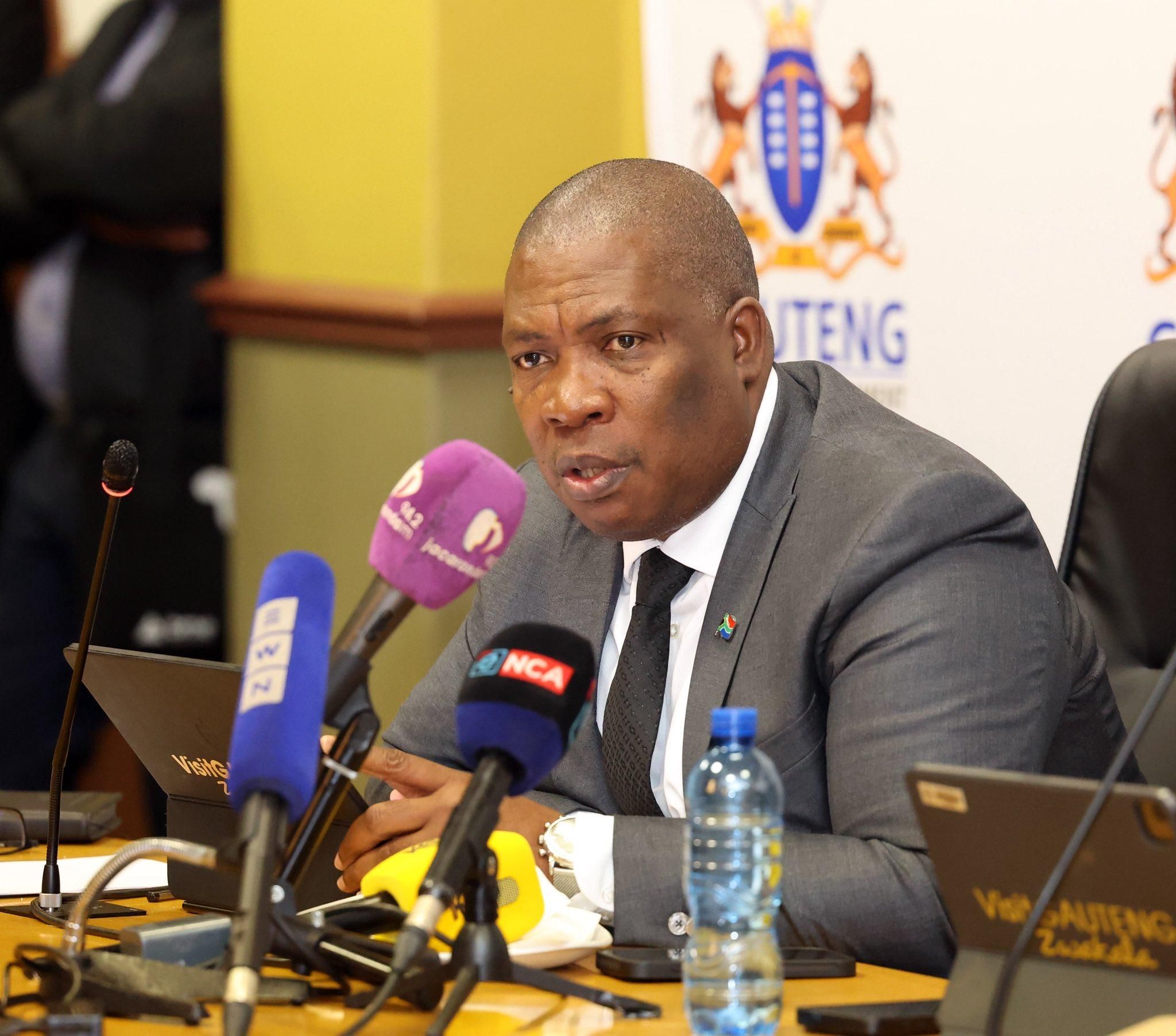 Gauteng Premier Panyaza Lesufi suspends two community safety bosses ...