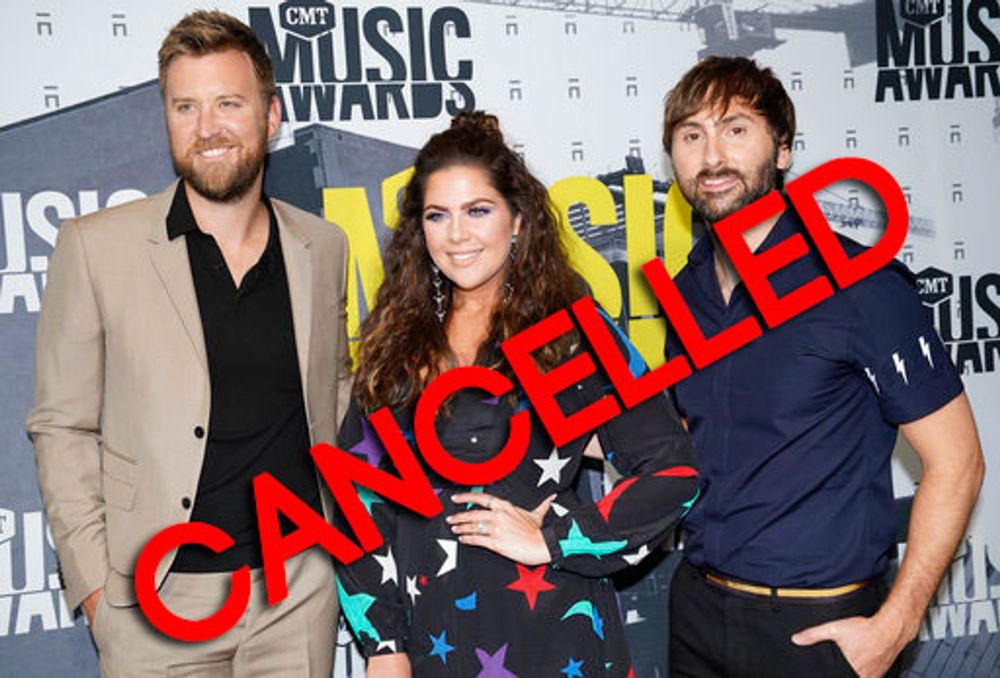 Lady Antebellum SA tour cancelled