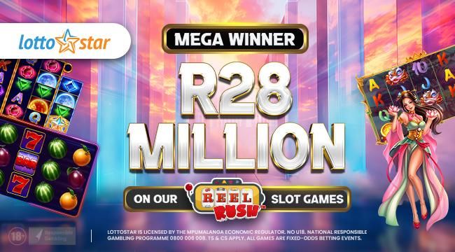 LottoStar Slot Player Wins a Life-Changing R28 Million in One Spin!