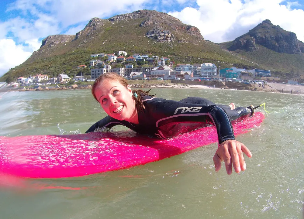 Surfing break a perfect thank you for brave Cape firefighters