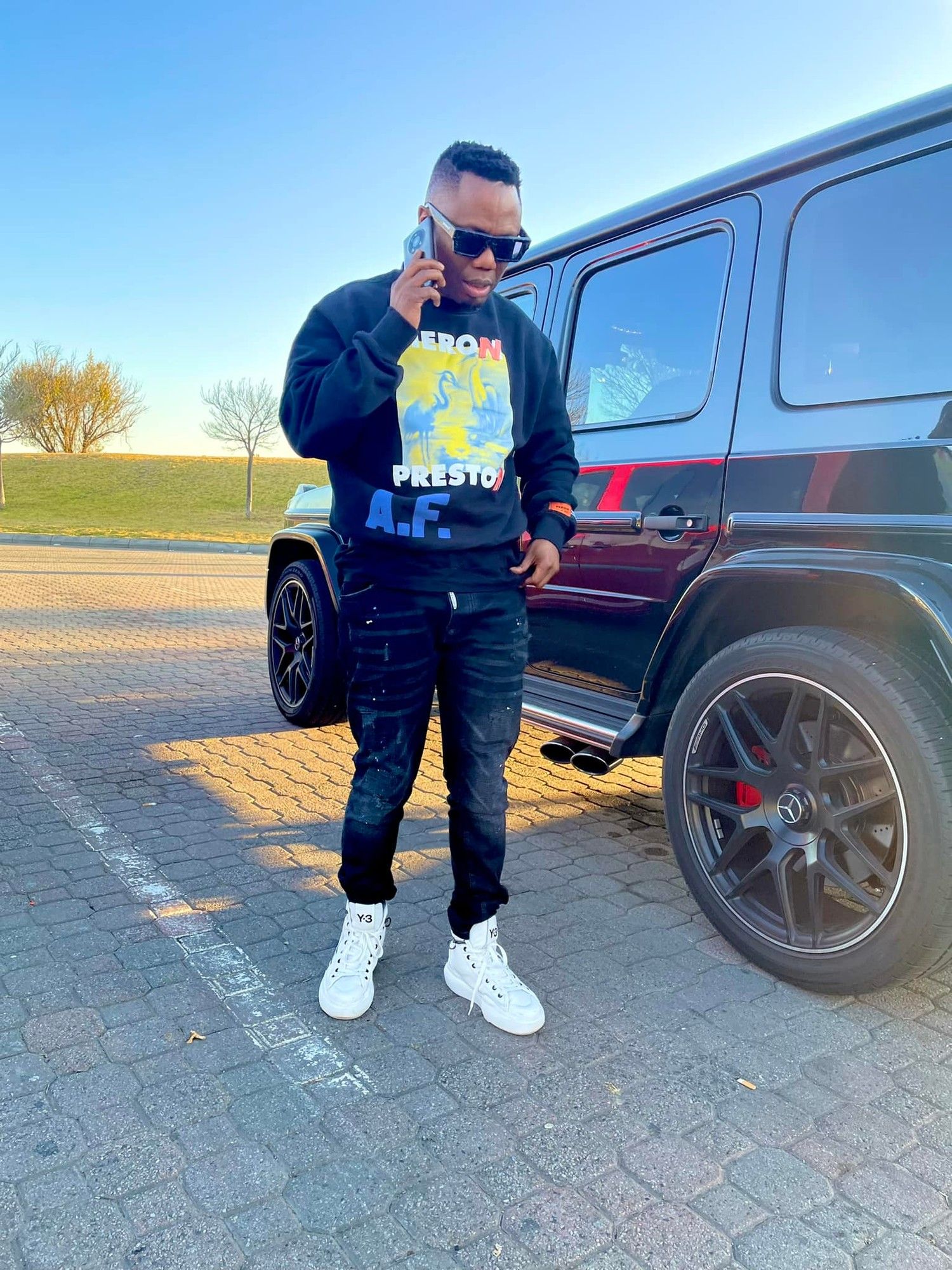 Happy ending for DJ Tira after getting his Mercedes G Wagon key back