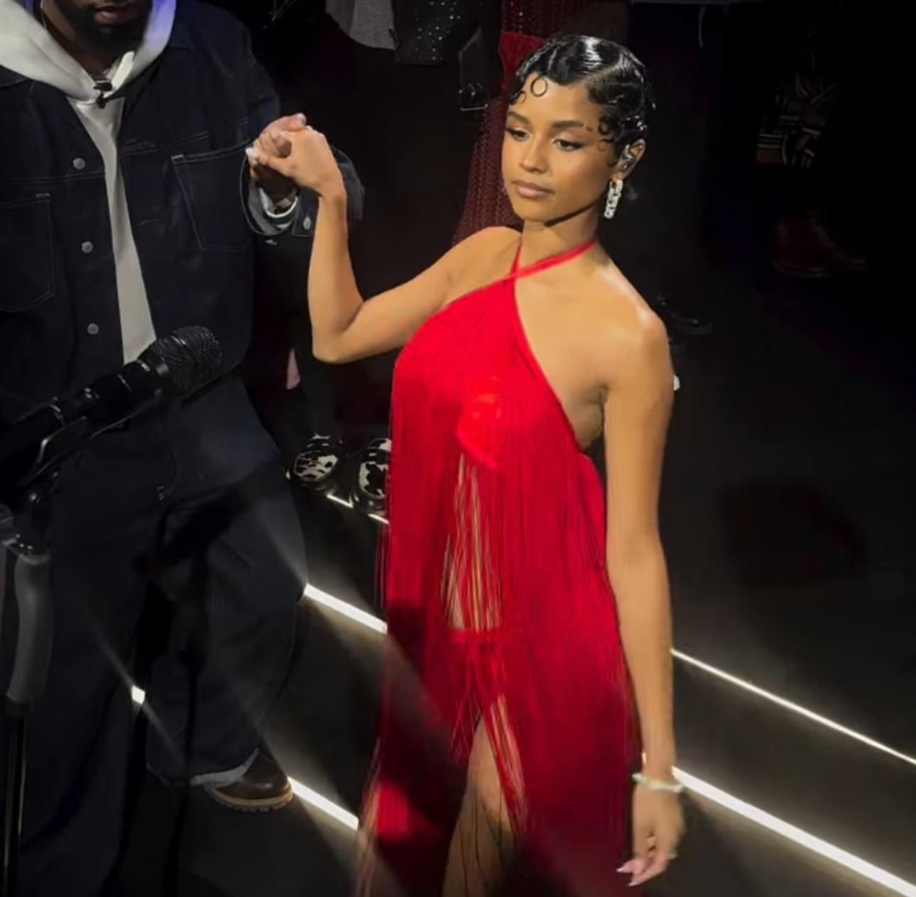 Tyla turns heads in stunning Betty Boop look at luxury event
