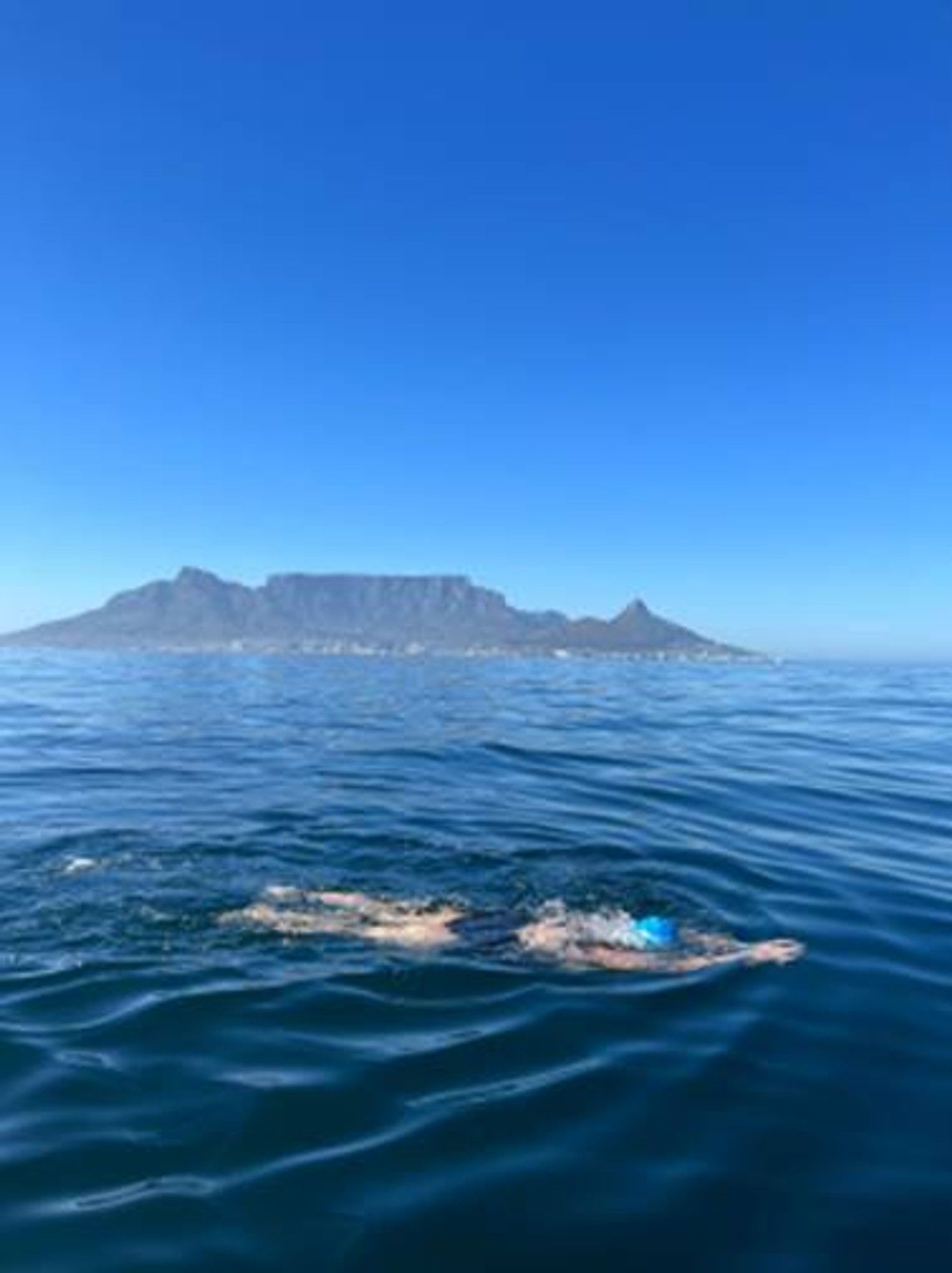 Two Robben Island swim records for Cape Town adventure swimmer Kim Prytz