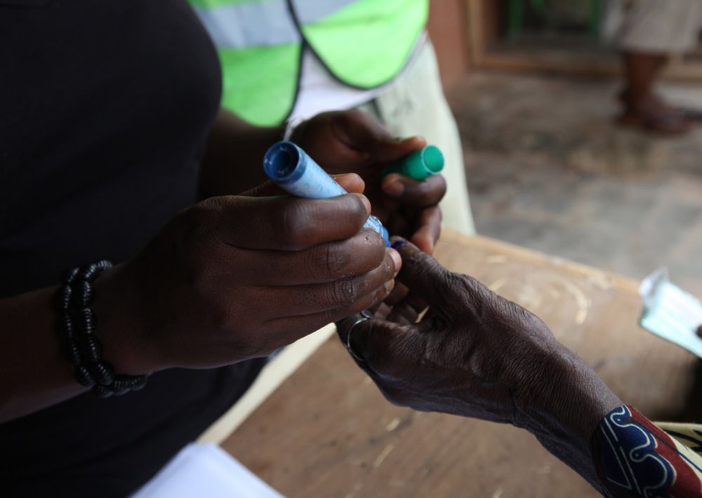 Blast at Nigerian polling station
