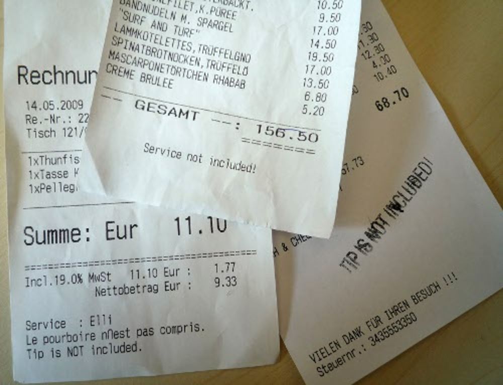 Berlin eateries get cheeky with tips