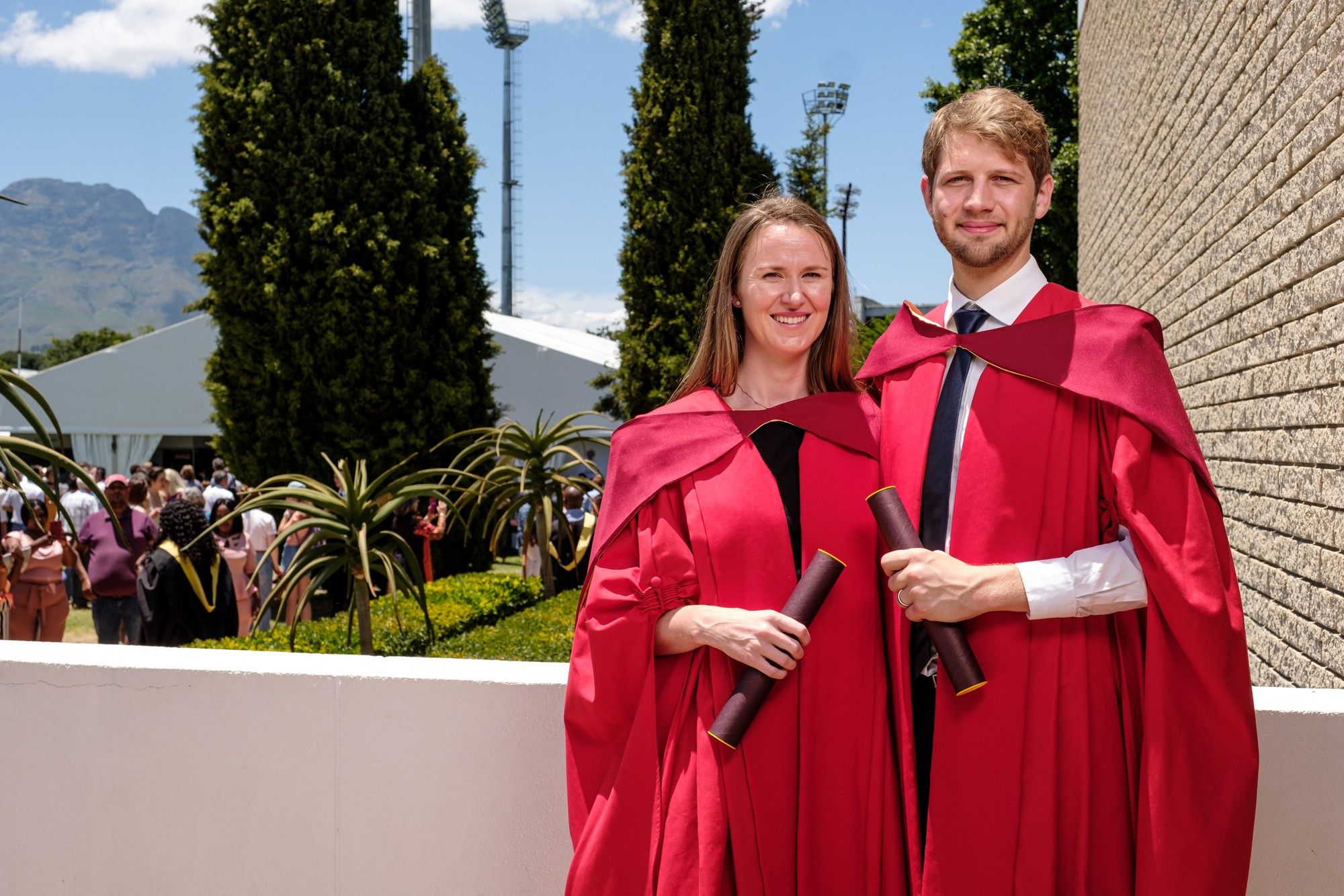 Cape couple go from Mr and Mrs to Dr and Dr Bam at PhD graduation ceremony