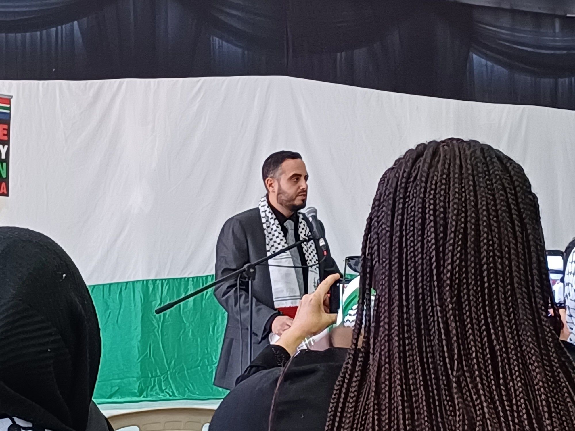 Mansour Shouman gives first hand accounts on the siege on Palestine