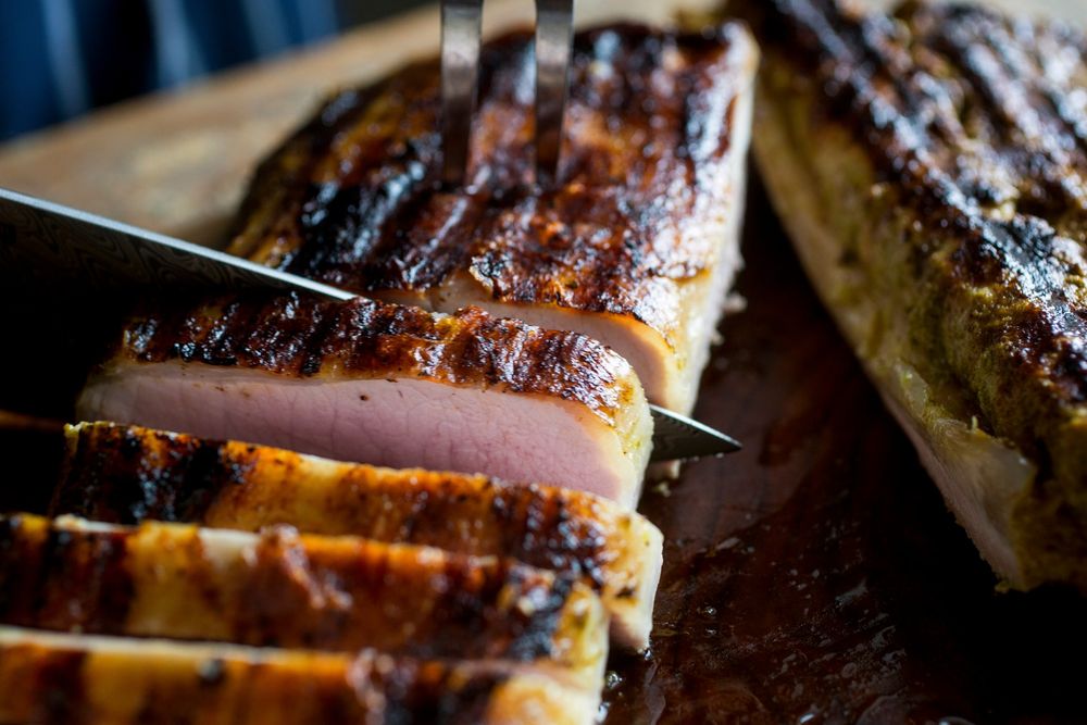 Herbs, cumin and garlic are the secrets to delicious grilled pork