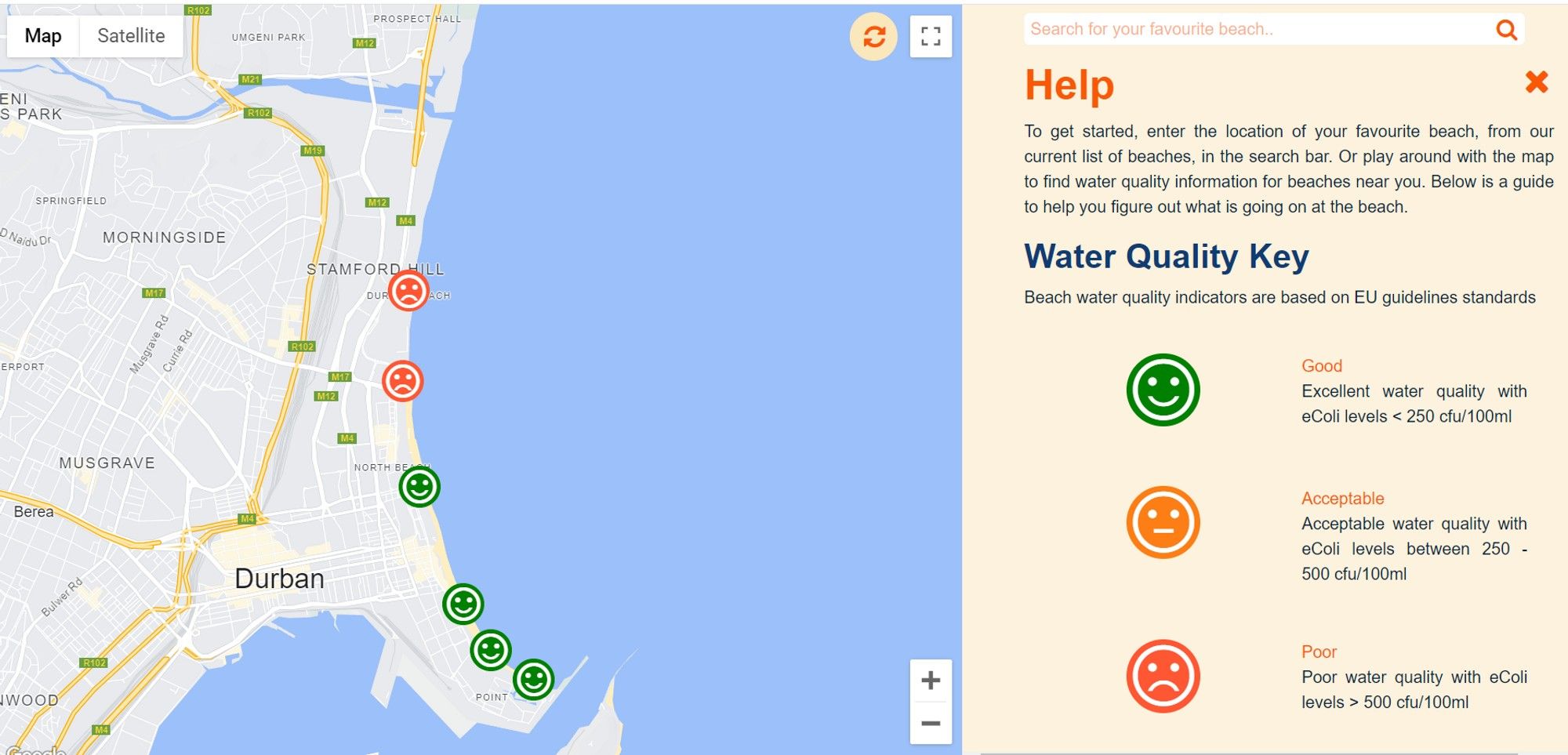 This is how the wind and tides affect E. coli levels at Durban beaches