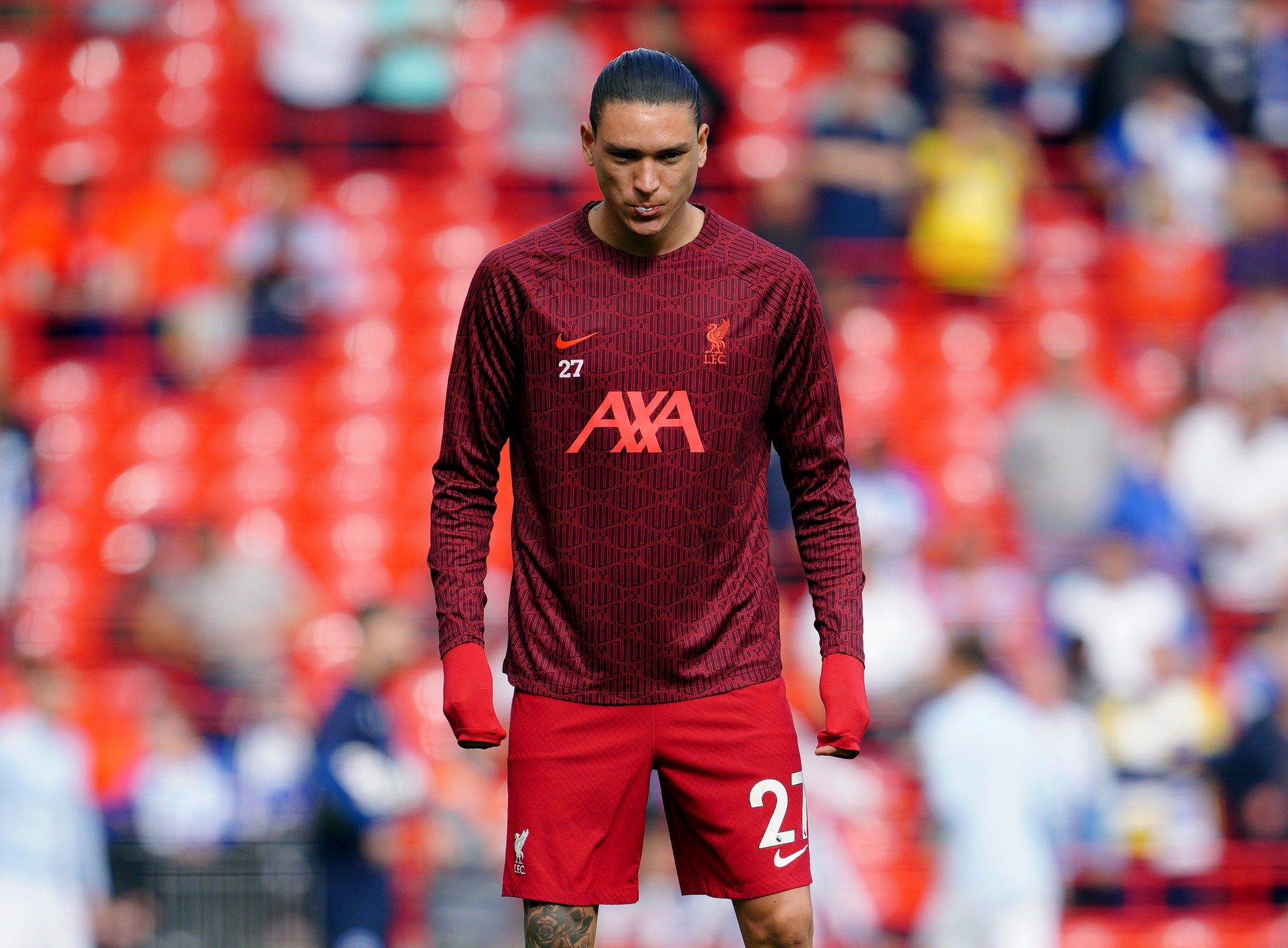 Big signing Darwin Nunez watches from the bench as Liverpool stutter again