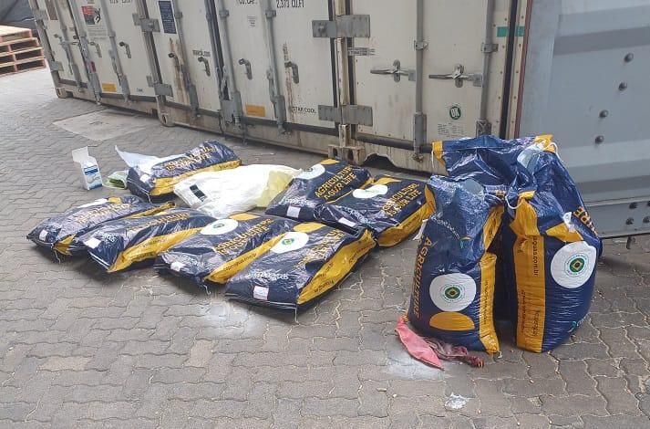 R80 million worth of cocaine seized at Durban Harbour from Brazilian vessel