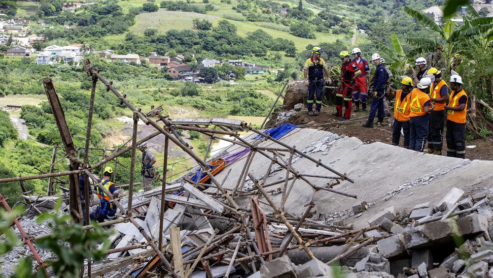 Recovery efforts ongoing at Verulam temple collapse site, five bodies ...