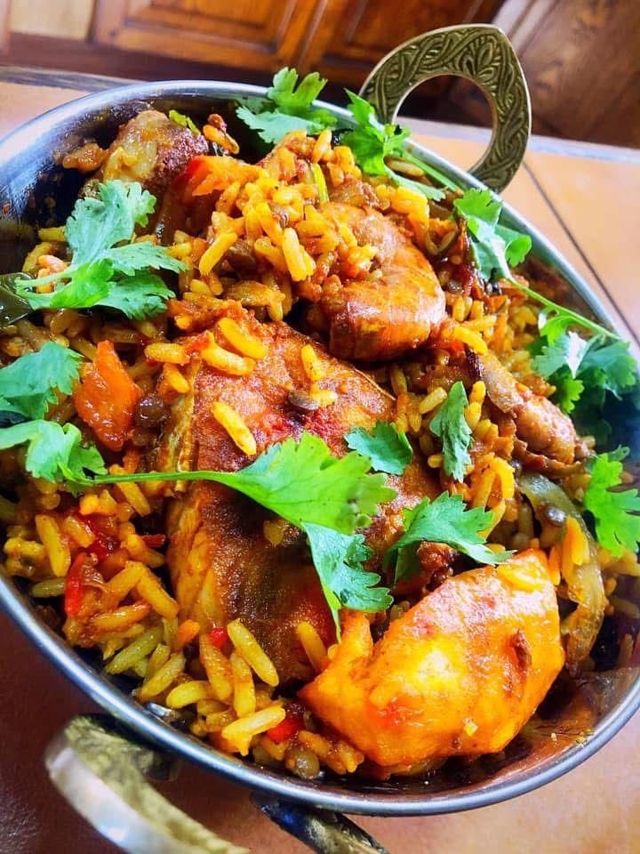 Fish and Prawn Breyani