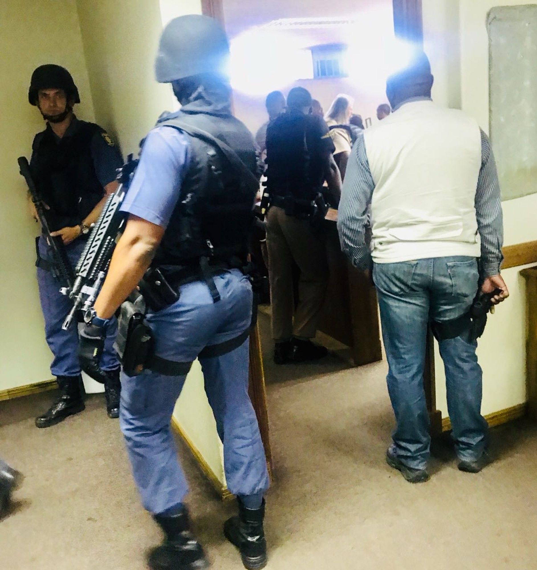 PICS: Lawyer objects to armed guard, shackles for 'Captain KGB'