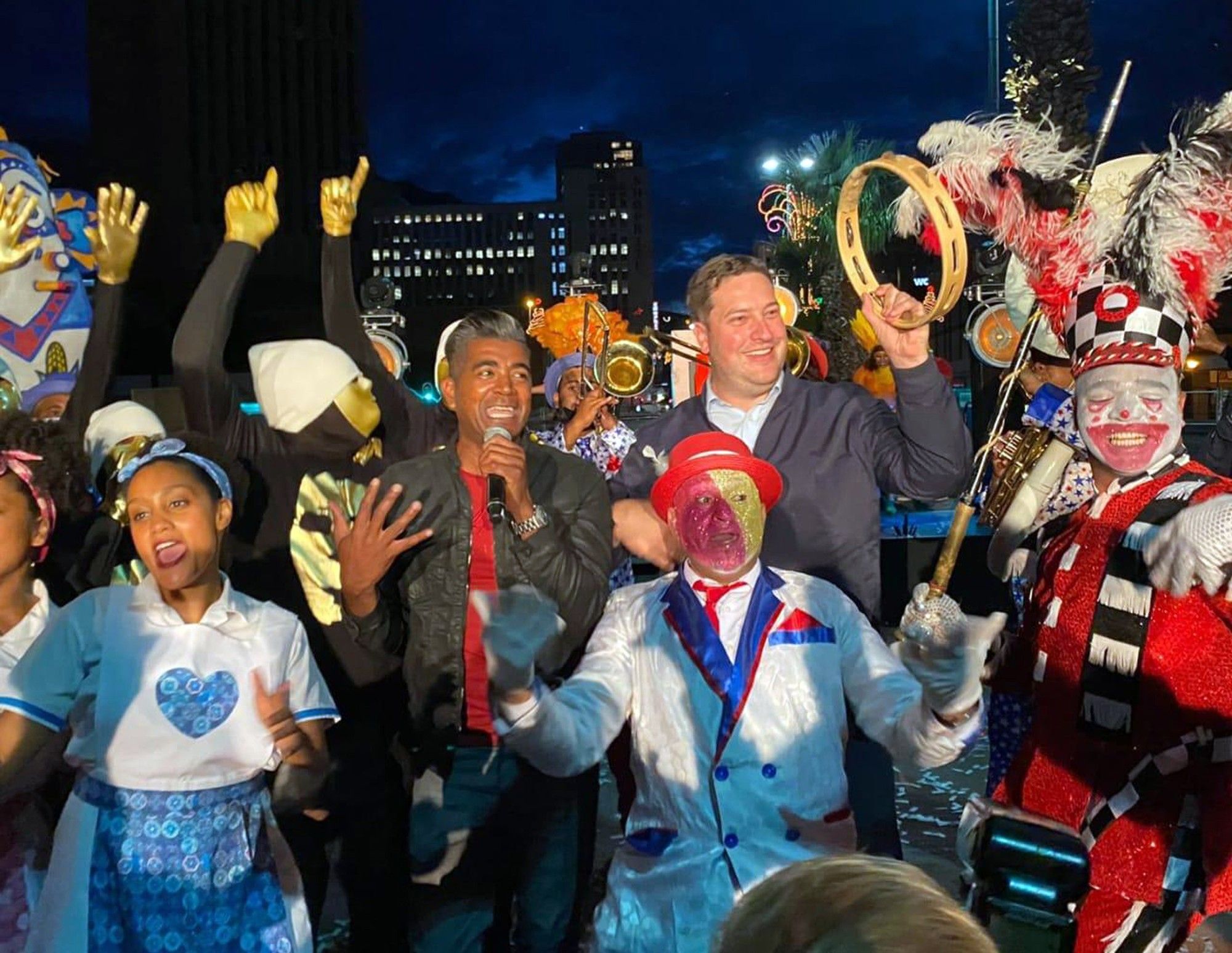 Festive gees in the CBD