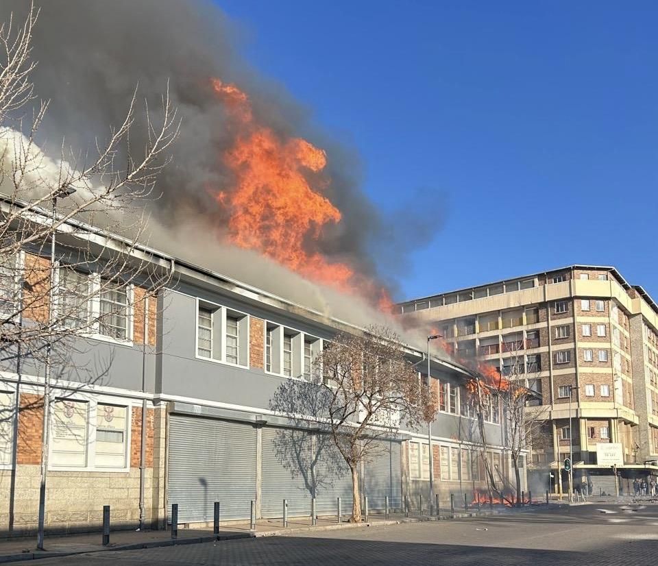 Department of Home Affairs in Germiston ablaze as protests escalate
