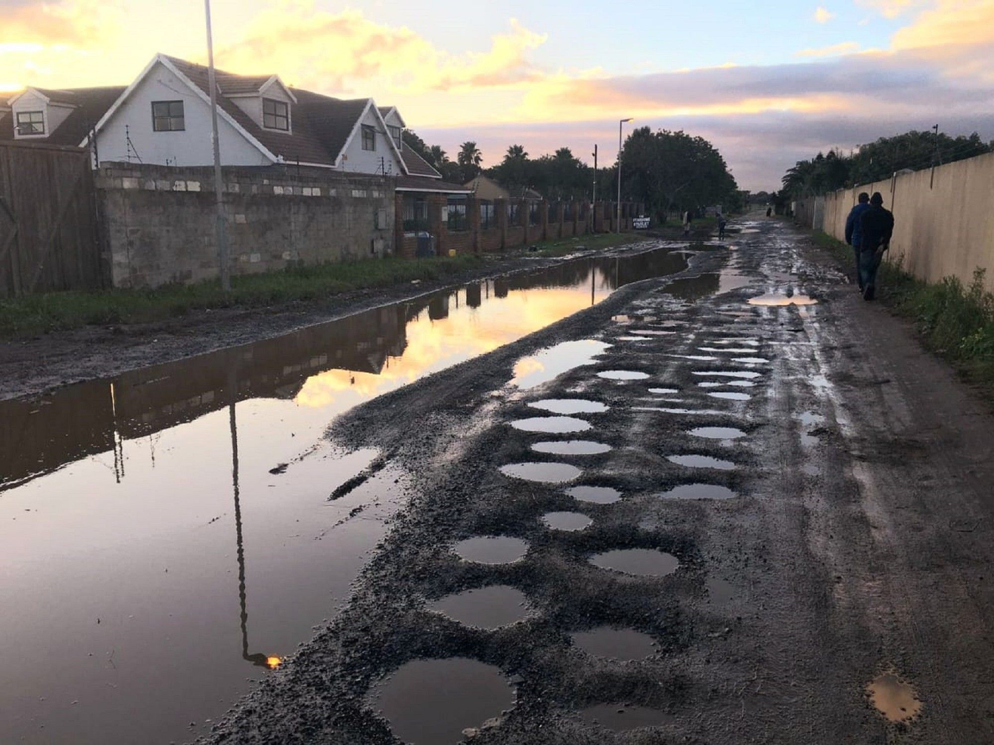 A muddy mess in Schaapkraal