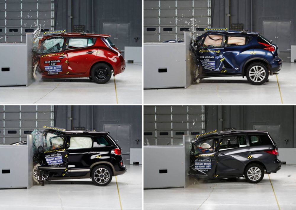 Small cars do badly in US crash tests