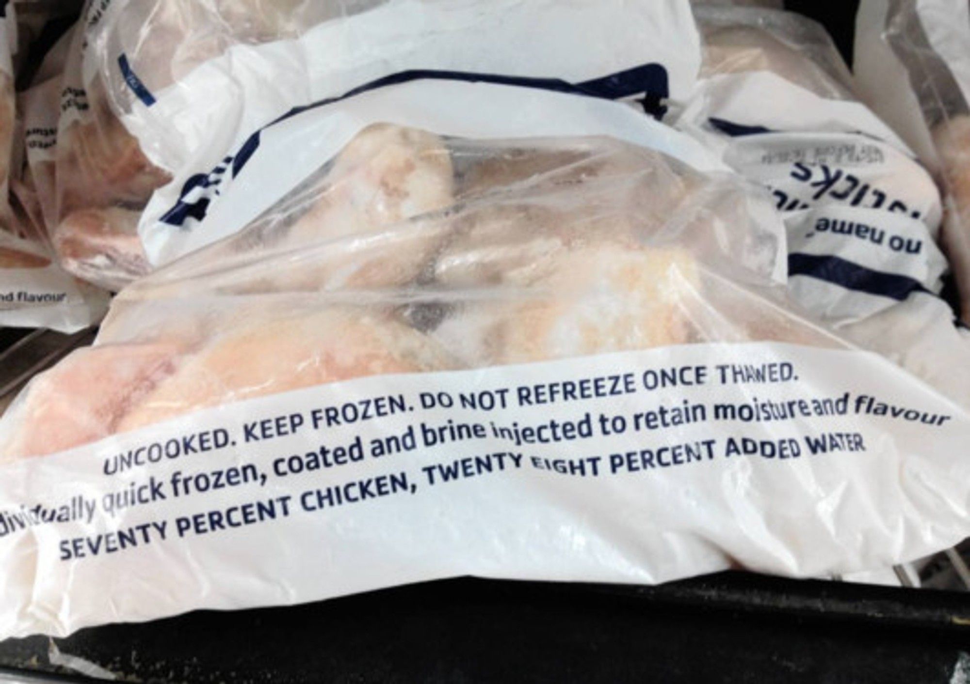 Chicken or brine? Read the label!