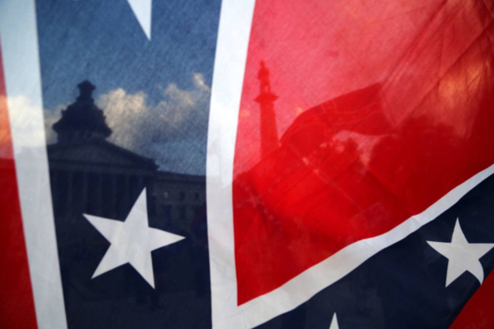 Furore over Confederate flag costume
