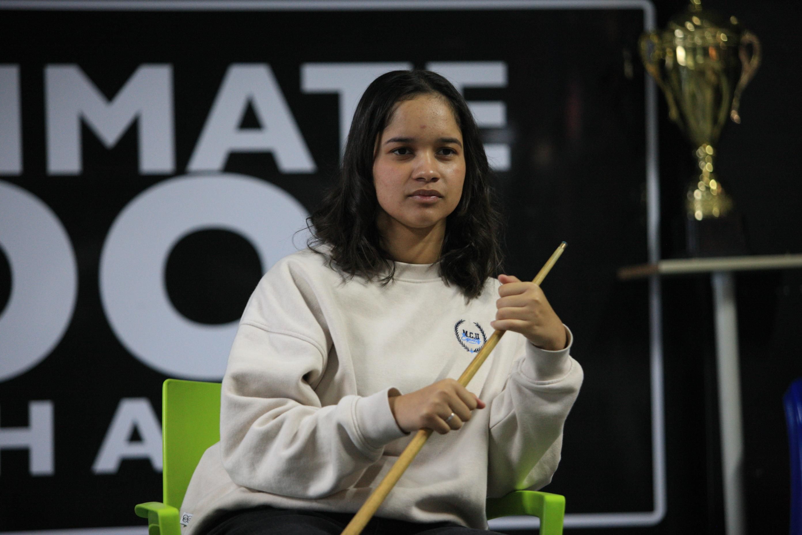 Pool is a perfect way to release pressure, says star player