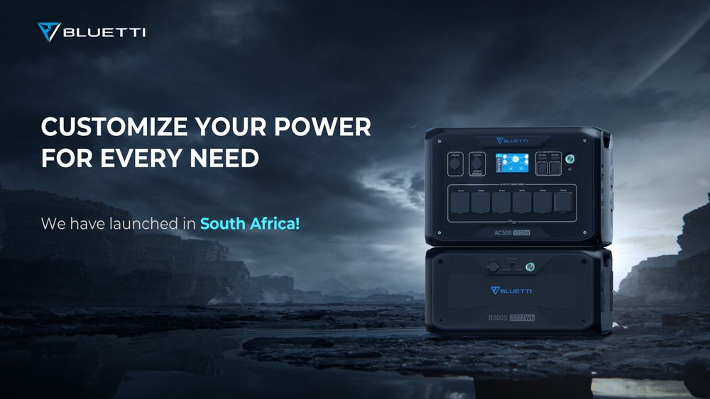 BLUETTI launches in South Africa to help buffer load-shedding
