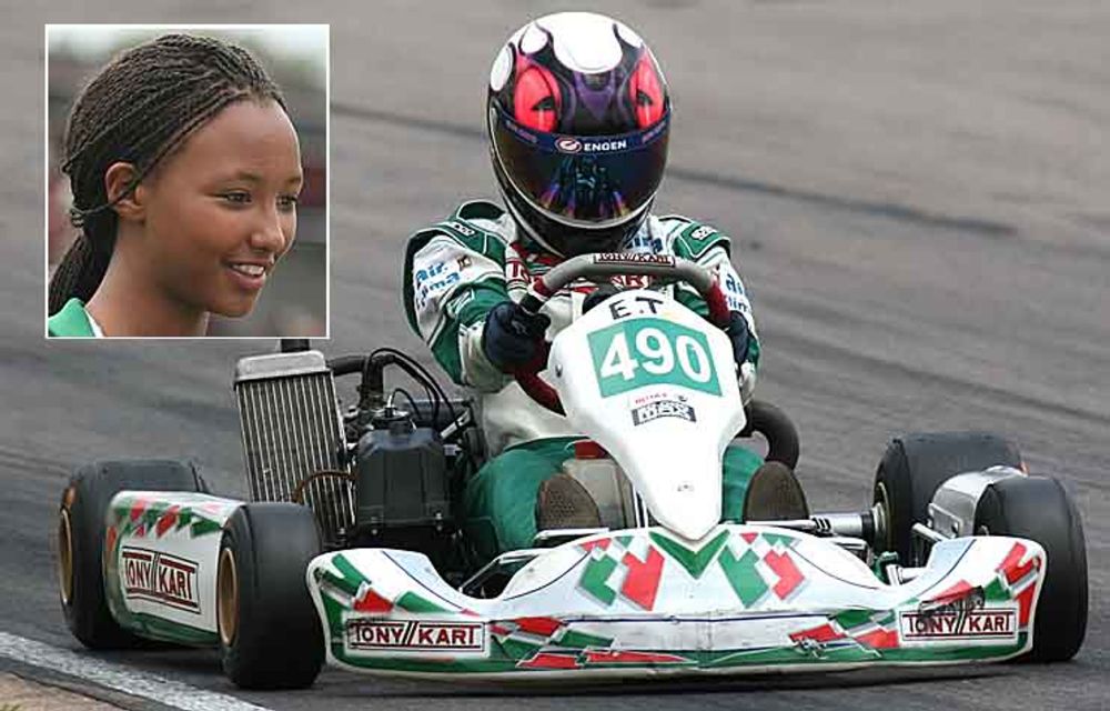 Solid start in karts for young Naomi