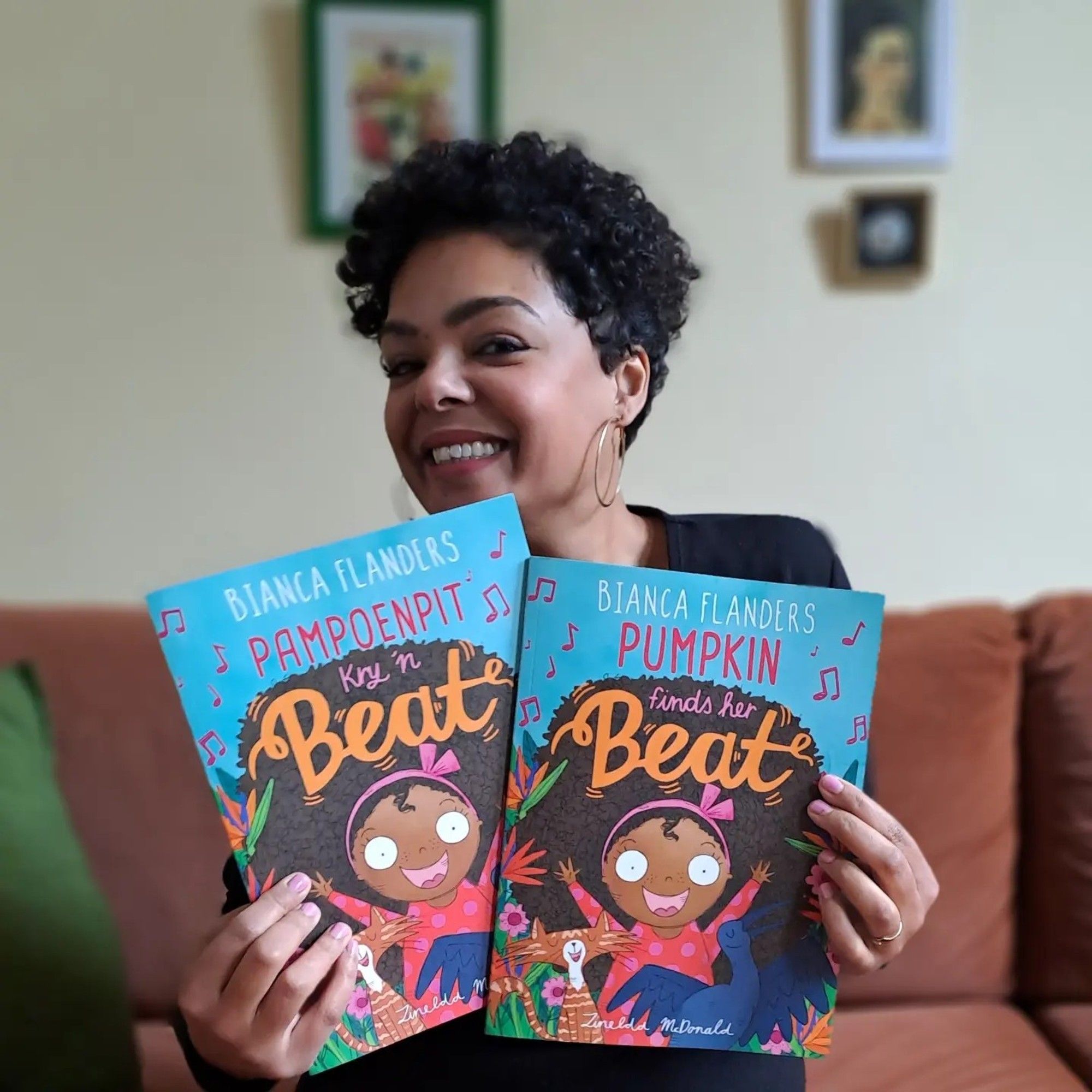 Cape actress Bianca Flanders launches new book accompanied by music track