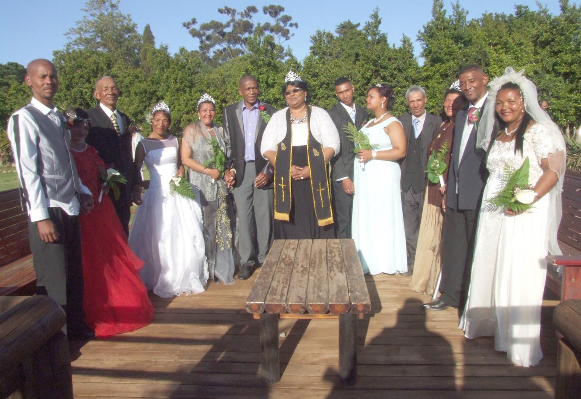 Pastor 'saves' six couples from 'living in sin' with mass wedding