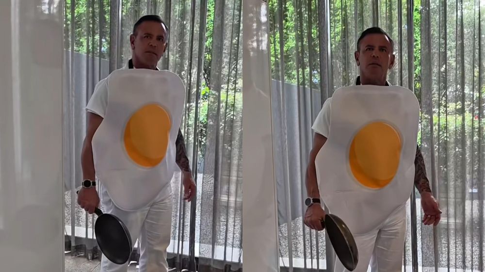 WATCH: Calven 'Boo Bear' Robinson's egg-citing Halloween costume brings ...