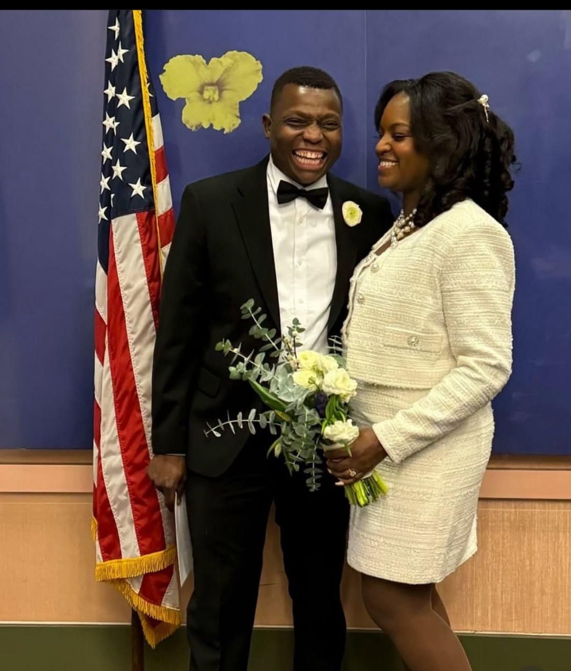 Zulu Boy and long-time partner Keisha Lamothe say ' I do' in New York