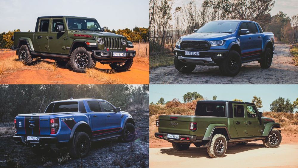 Bakkie comparison: Ford Ranger Raptor versus Jeep Gladiator