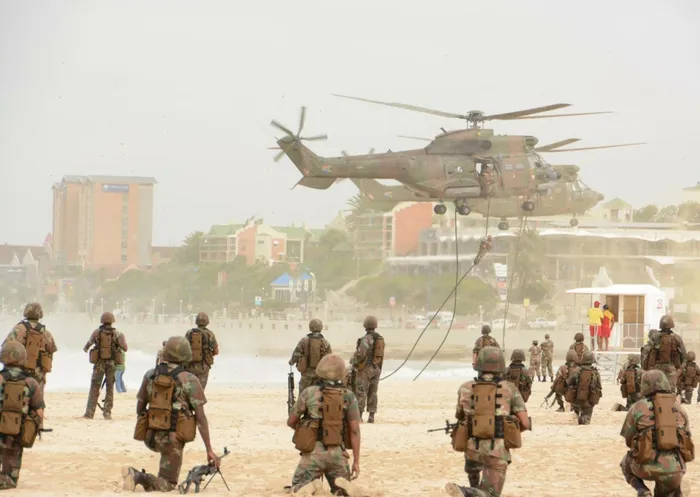 PE treated to mock SANDF warfare