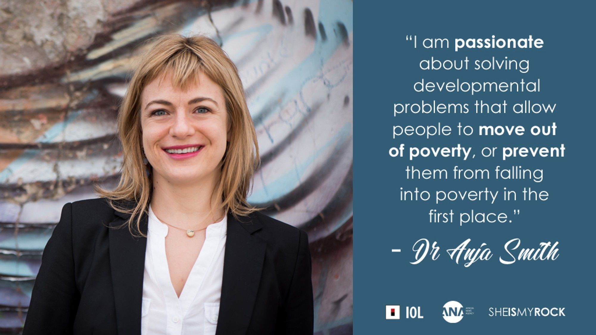 This economist is passionate about helping people to move out of poverty