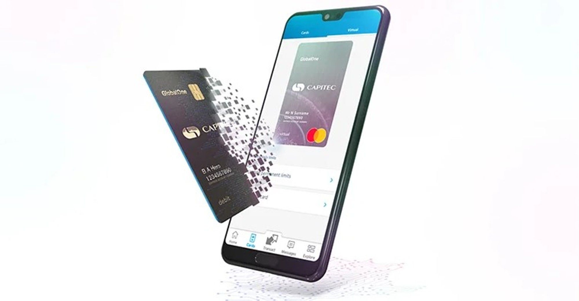 How to use your new virtual Capitec Bank card