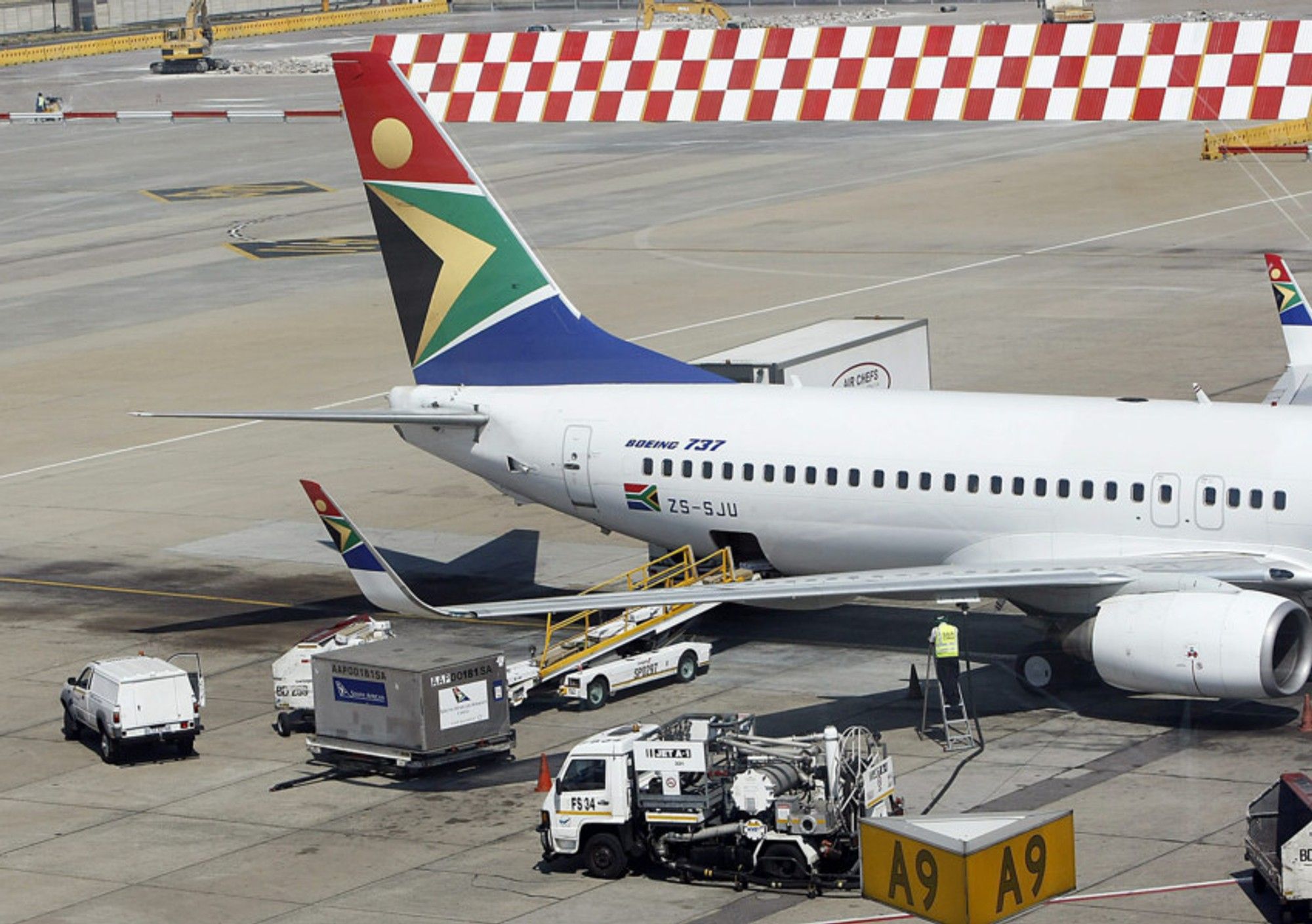 SAA probing body found in wheel well